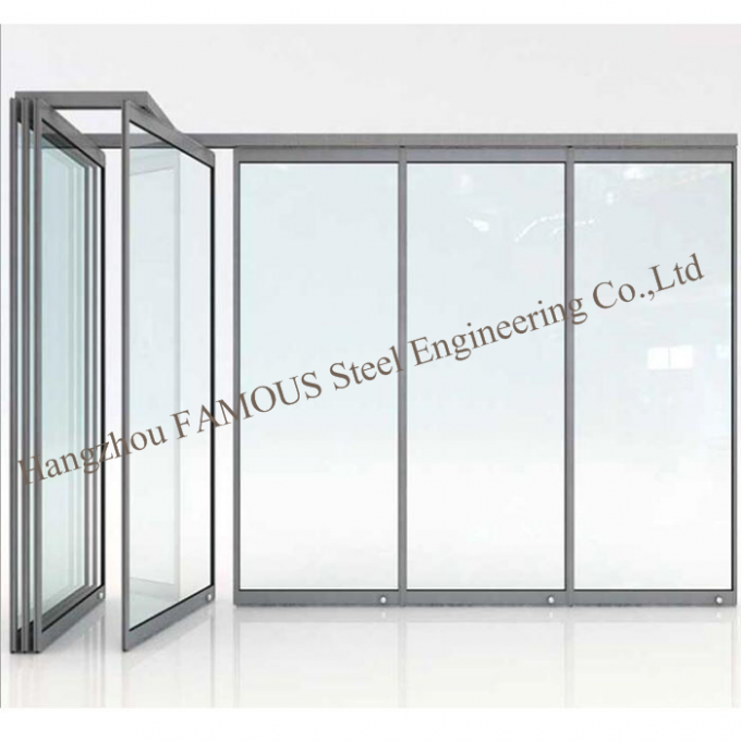 Soundproof 6mm Acoustic Glass Partition Walls , 12mm Aluminium Glass ...