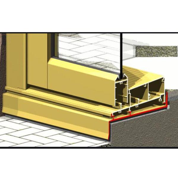 35 Series 38 Series CNC Aluminum Profile With Subhead Subsills ...