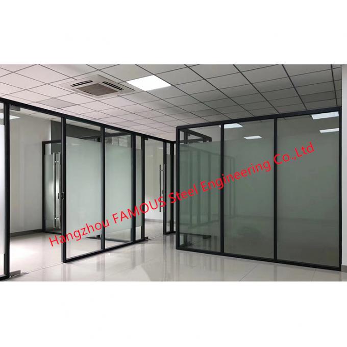 Fully Enclosed Office Glass Cubicles Soundproof Tempered Glass Walls