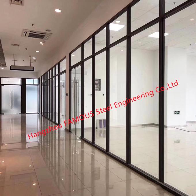 Fully Enclosed Office Glass Cubicles Soundproof Tempered Glass Walls