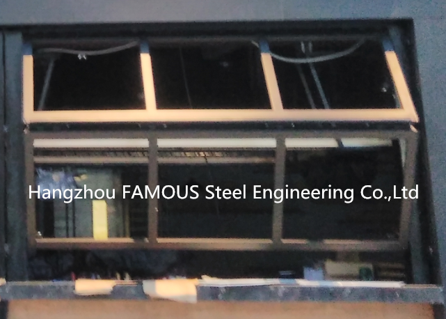 Vertical Sliding Bifolding Aluminum Storefront Windows Swing Open