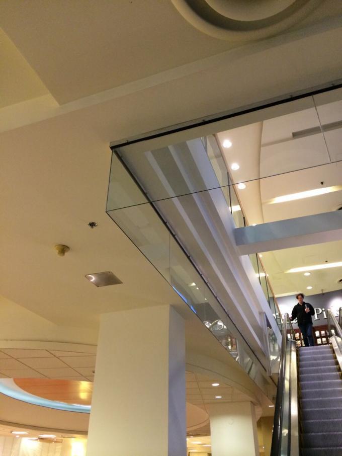 4-25mm Fixd Glass Draft Curtain For Shopping Malls And Factories