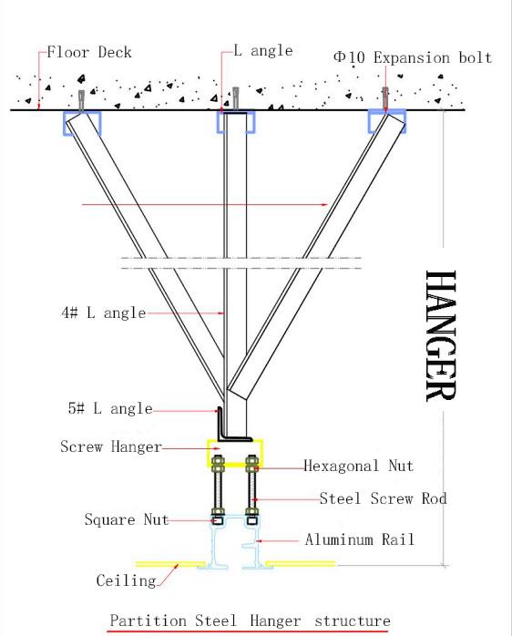 Hanging Bottomless Rail Movable Folding Sound Insulation Glass ...