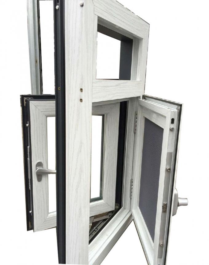 6063 T5 Aluminium Alloy Security Windows Doors Customized Impact Resistant