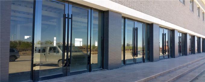 NFRC Commercial Aluminum Glass Storefront Entry Doors With ADA ...