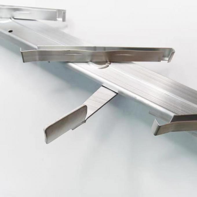 Single Tempered Glass Aluminium Louver Mechanism For Invisible Tilt Shutter