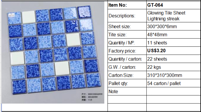 Contemporary Mosaics Glowing Tiles Glow In The Dark Swimming Pool Tiles