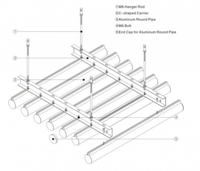 Wooden Grain Custom Made Aluminum Metal Cladding for Beautiful ...