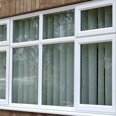 Plastic-Steel Frame UPVC Windows With The Durability and Longevity Window
