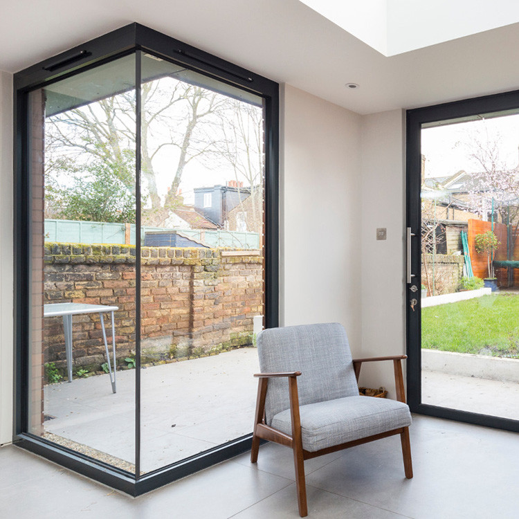 Aluminum Frame Reinforced Seamless Corner Windows For Houses And Office ...