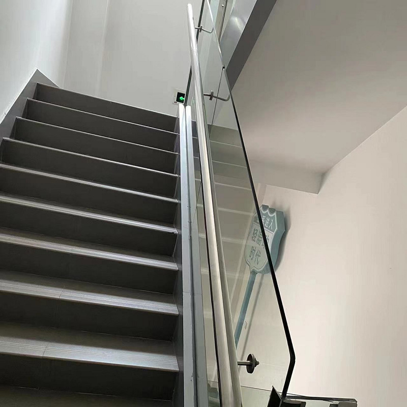 Powder Coated / Polished Aluminium Glass Balustrade With Laminated ...