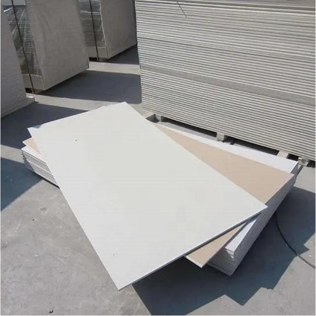 Gypsum Mirror Drop In False Ceiling Tile With Foil Paper Covered Back ...