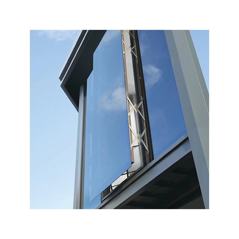 Custom Aluminum Profile Insulated Glass Wall With Push Flat Window For ...
