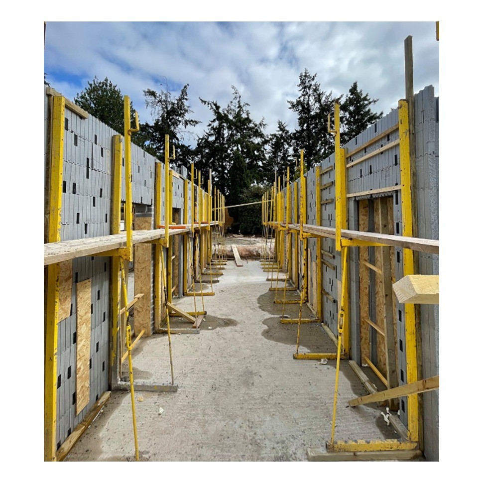 Customized Color Steel Bracing for Construction ICF Wall Support in 2mm ...