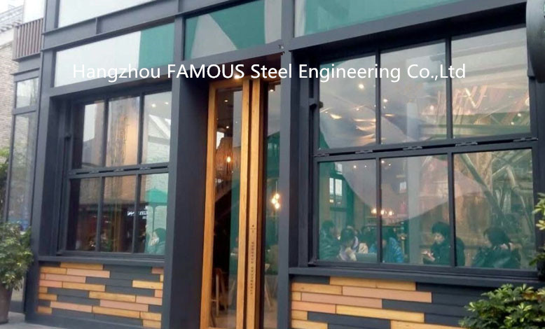 Single Hung Vertical Reception Sliding Window Powder Coating