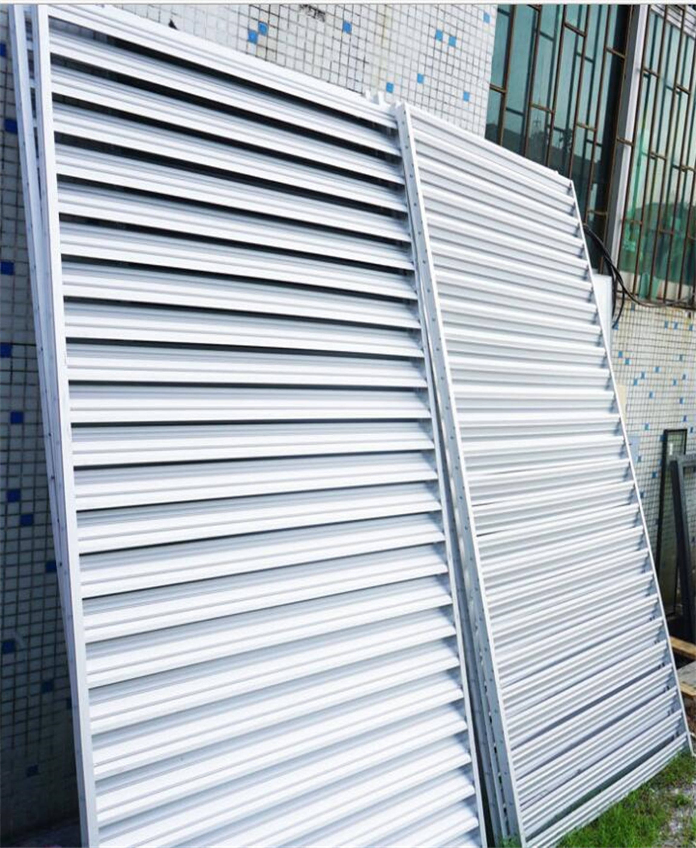 Powder Coating Aluminum Louvers Window Sound Insulation Adjustable ...