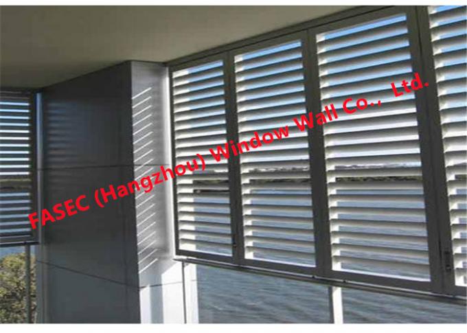 Customized Aluminum Adjustable Louvers Window Breezeway Jalousie Windows
